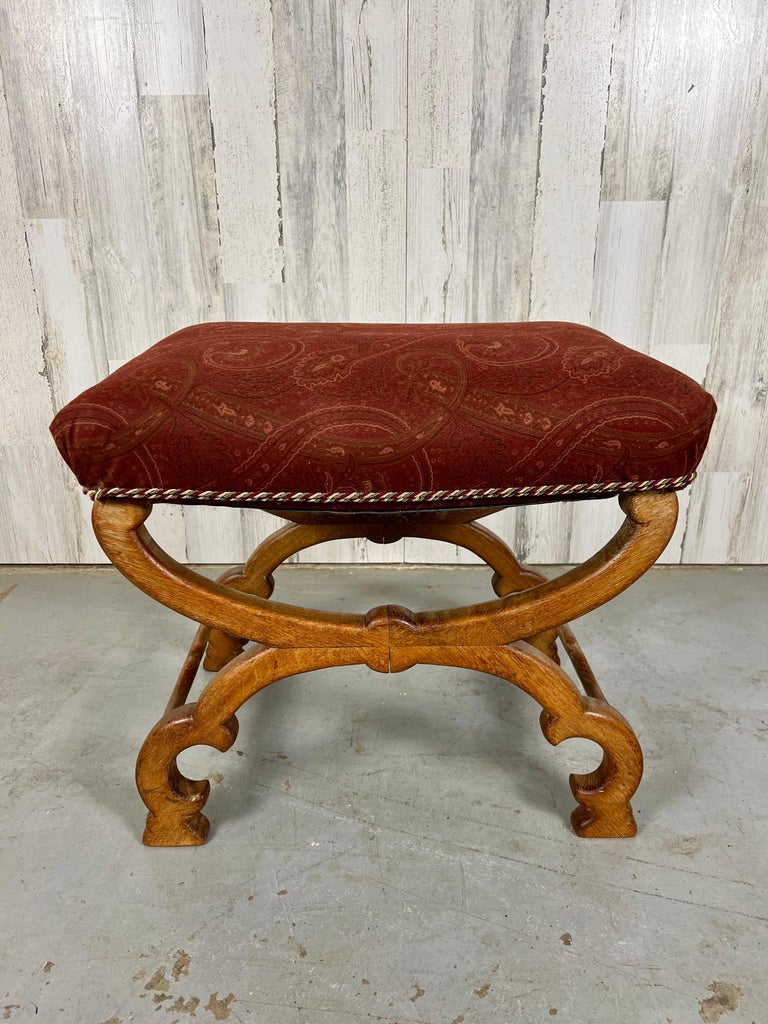 Antique Oak Stool For Sale at 1stDibs