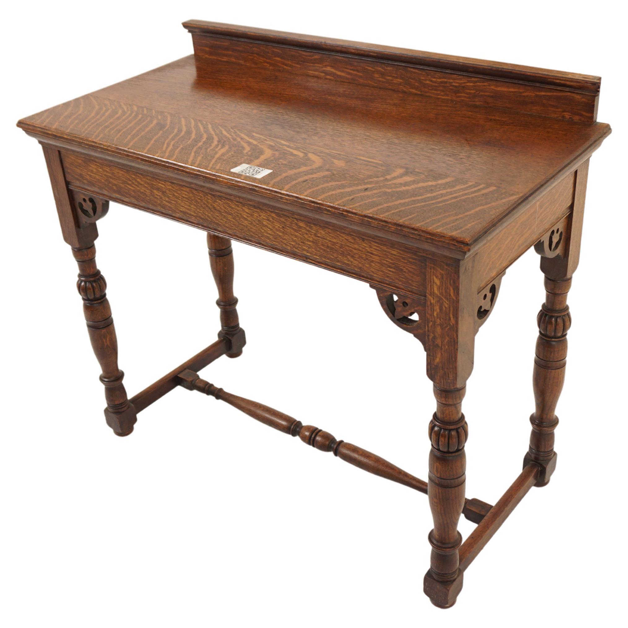 Antique Oak Barley Twist Hall Table, Sofa Table, Scotland 1910, H603 ...