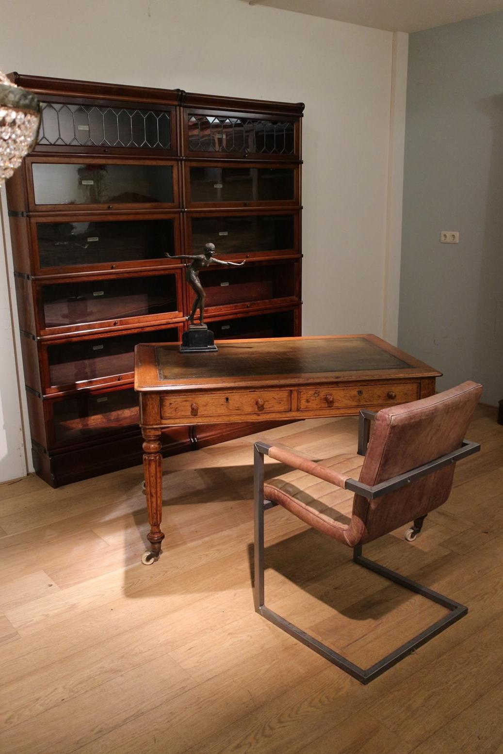 Antique Oak Victorian Writing Table at 1stDibs