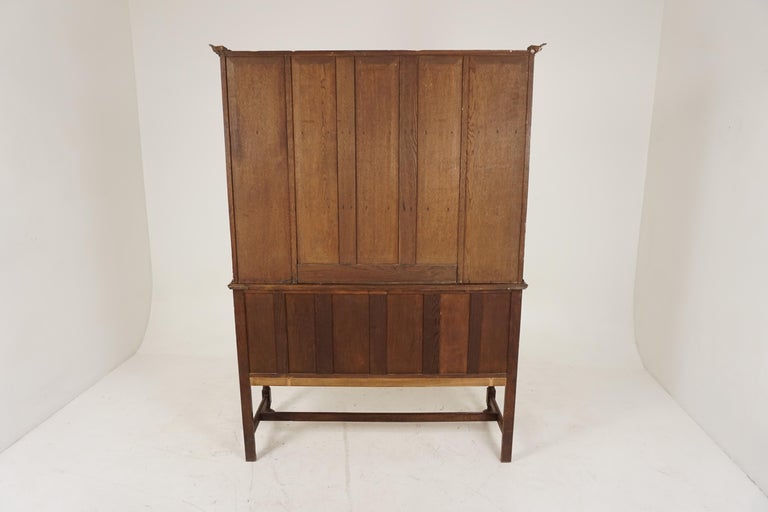 Oak Welsh Dresser Buffet and Hutch, Antique Furniture, Scotland, 1910 ...