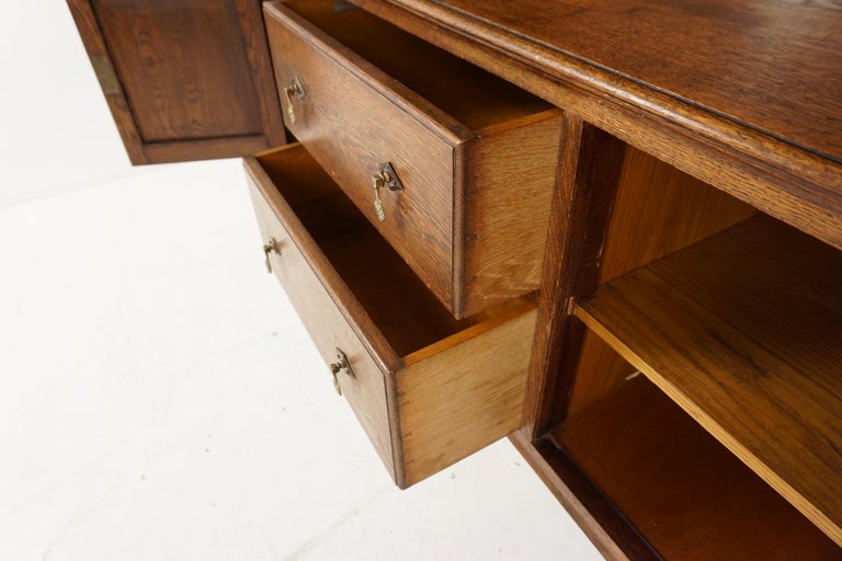 Oak Welsh Dresser Buffet and Hutch, Antique Furniture, Scotland, 1910 ...