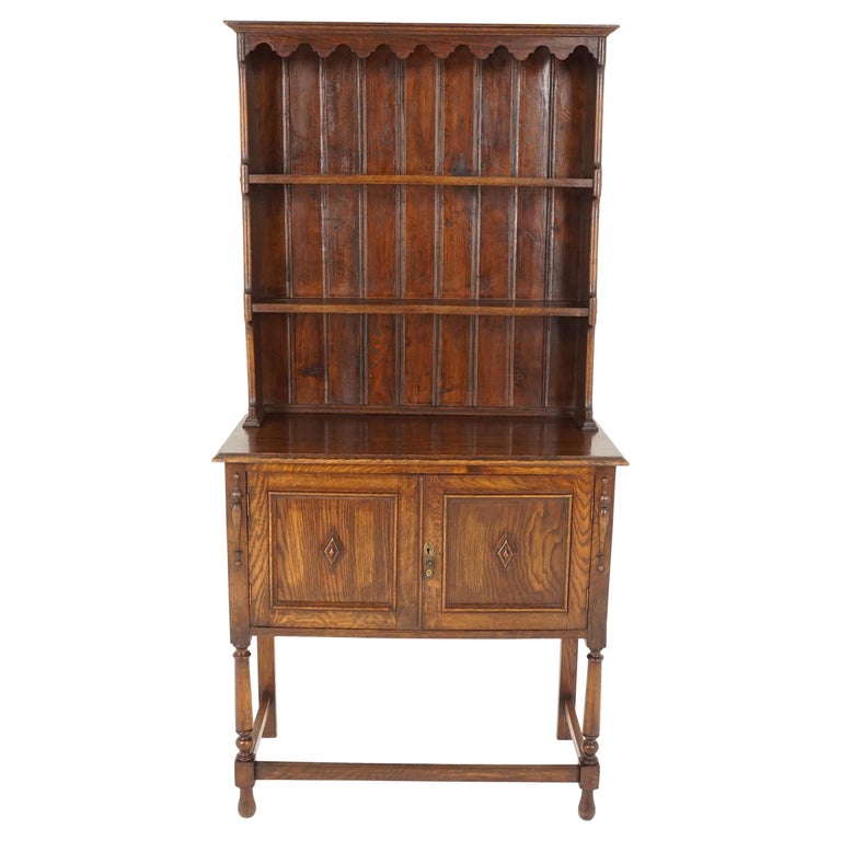 Antique Oak Welsh Dresser, Buffet Sideboard, Scotland, 1920, B2387 at ...