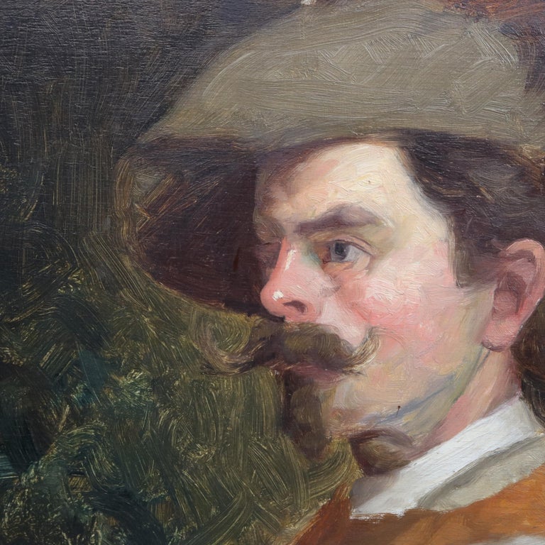 Antique Oil on Board Portrait Painting of a Musketeer Circa 1890 at ...
