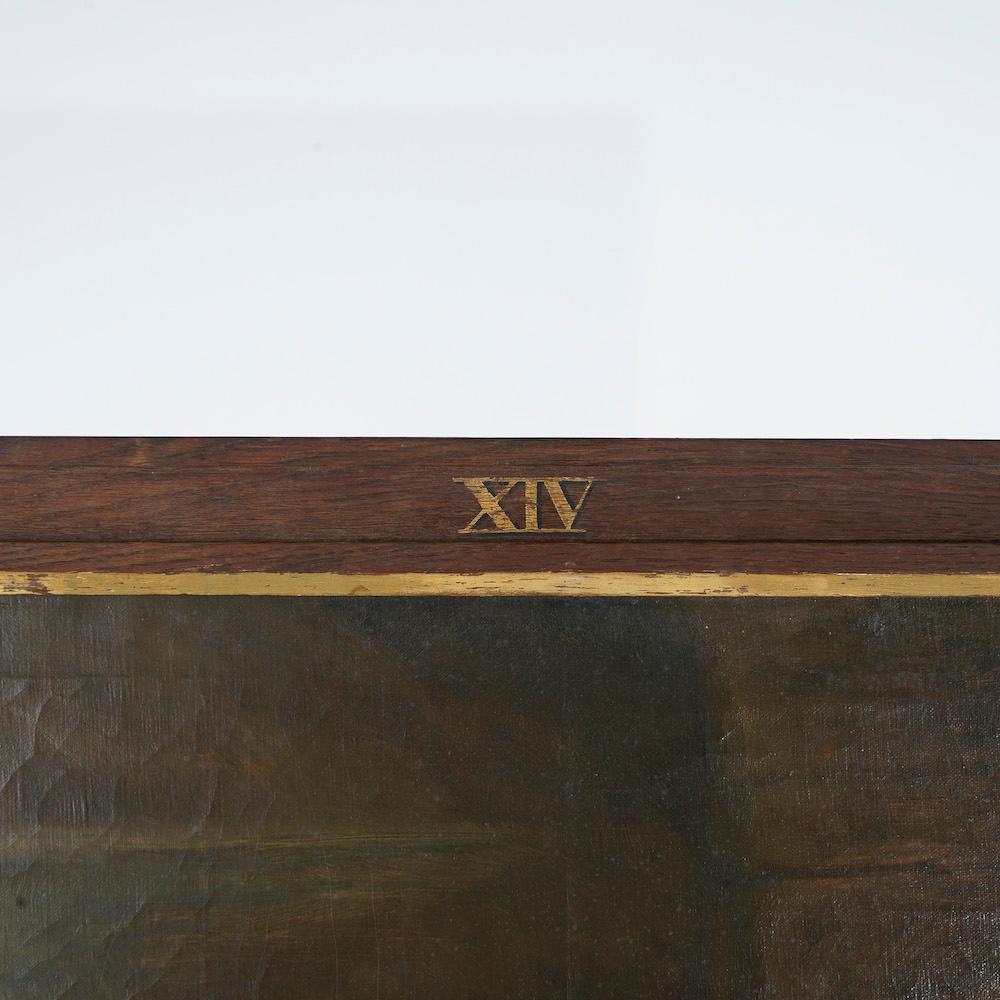 Antique Oil On Canvas Painting, Stations Of The Cross, by Wynand ...