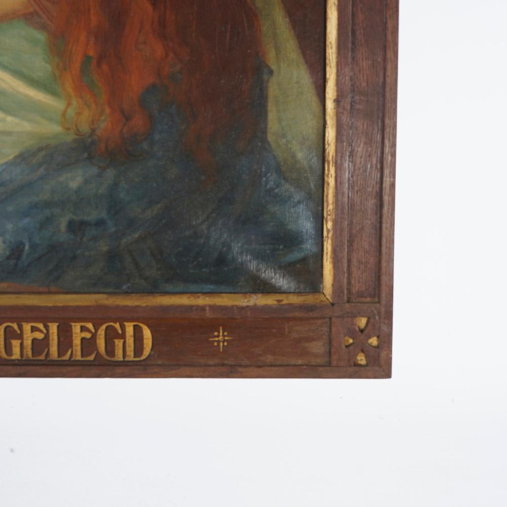 Antique Oil On Canvas Painting, Stations Of The Cross, by Wynand ...