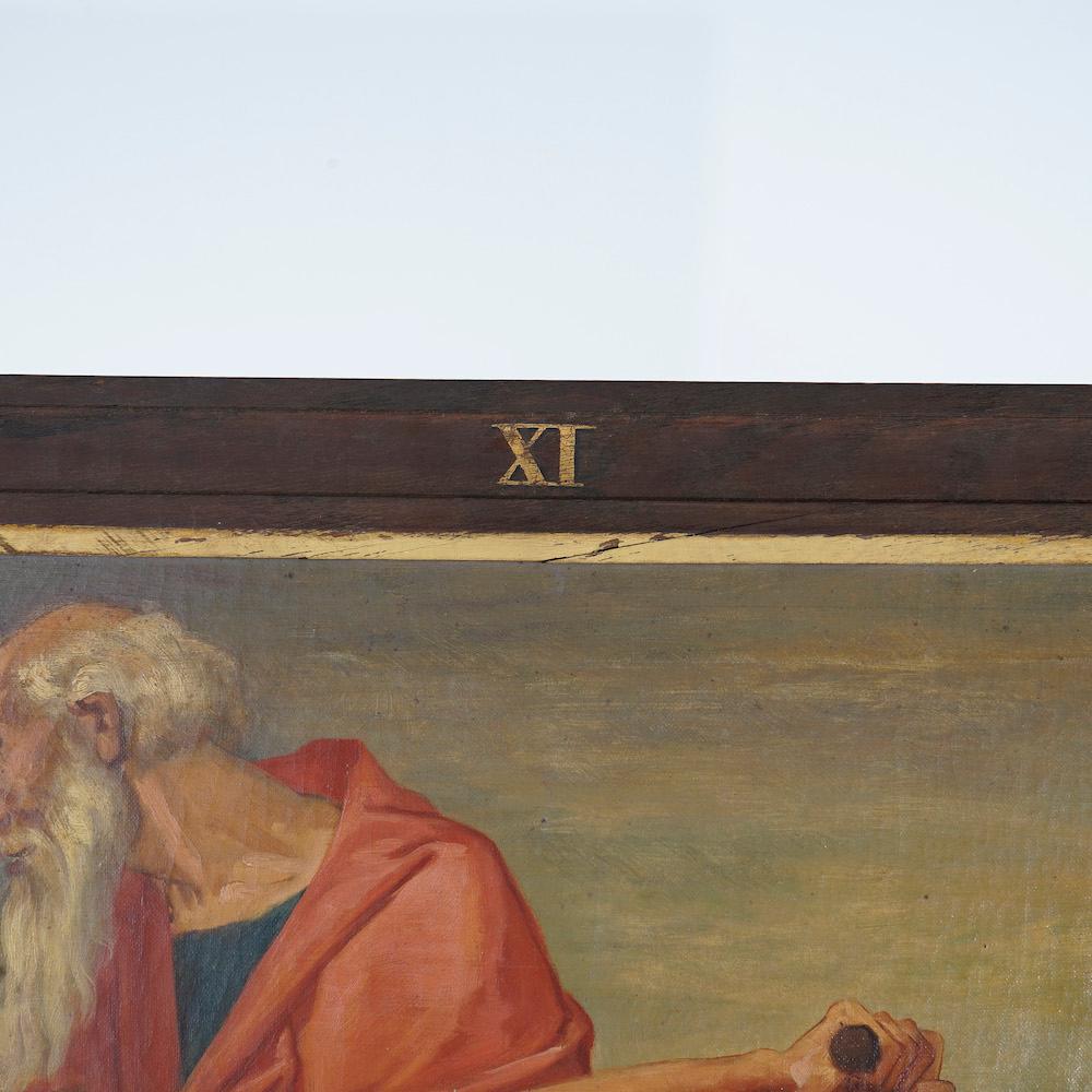 Antique Oil on Canvas Painting, Stations of the Cross, by Wynand ...