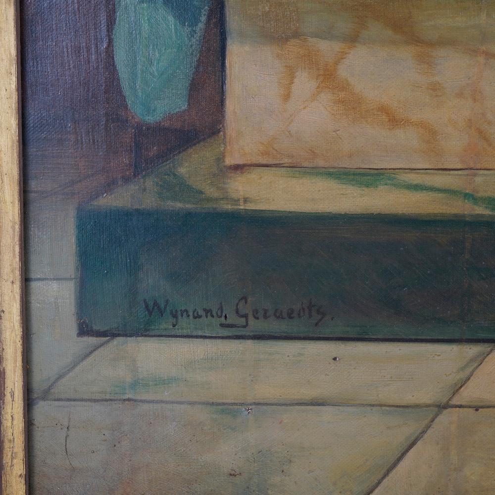 Antique Oil On Canvas Painting, Stations Of The Cross, by Wynand ...