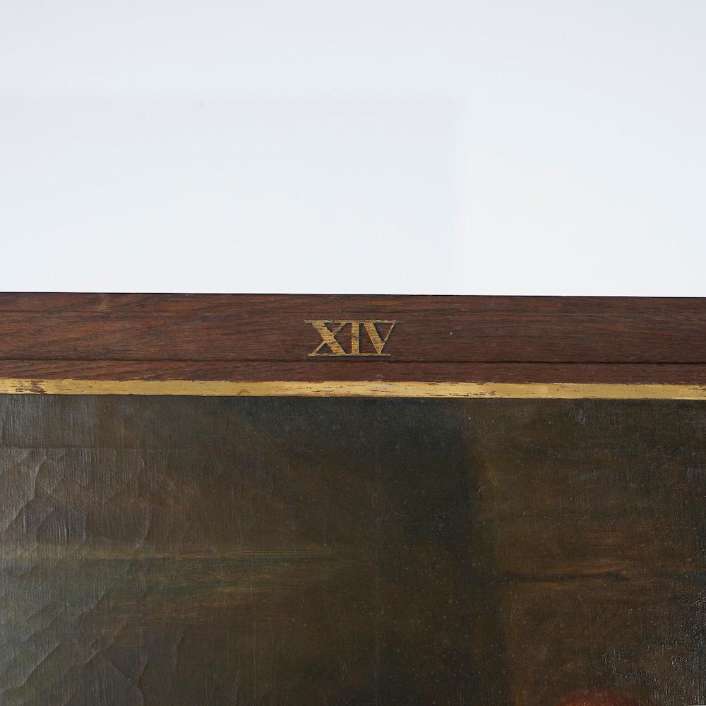 Antique Oil On Canvas Painting, Stations Of The Cross, by Wynand ...