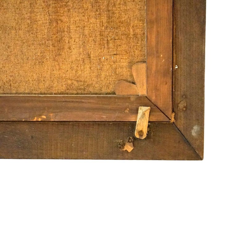 Antique Oil on Canvas Painting, Stations of Cross by Wynand Gezaedts ...