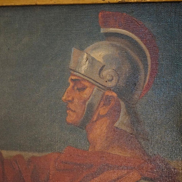Antique Oil on Canvas Painting, Stations of Cross by Wynand Gezaedts ...