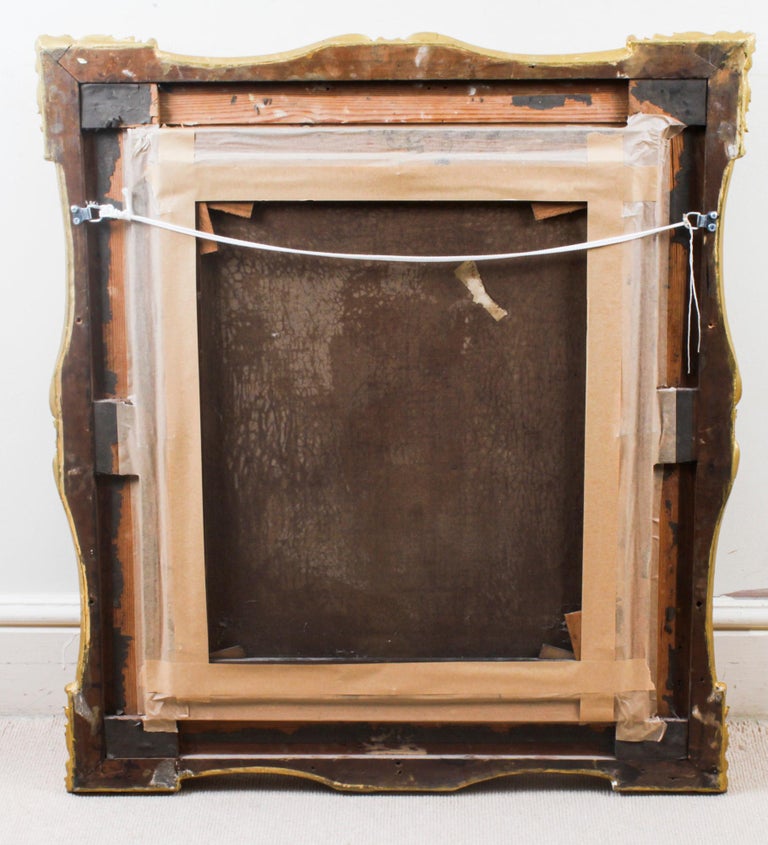 Antique Oil on Canvas Portrait Painting by William Joseph Carroll Dated ...