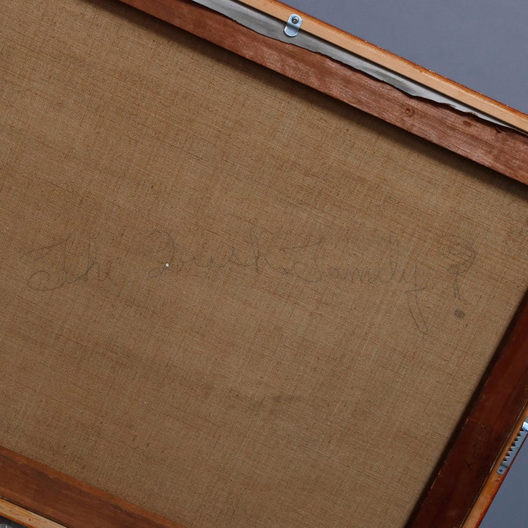 Antique Oil on Canvas Portrait Painting of Baron Signed Walz and Dated ...