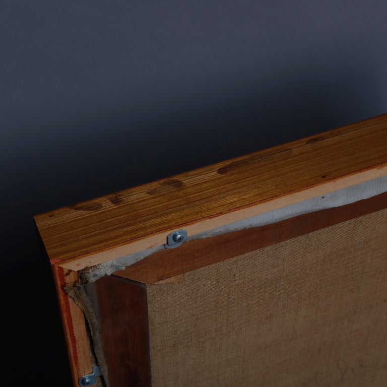 Antique Oil on Canvas Portrait Painting of Baron Signed Walz and Dated ...