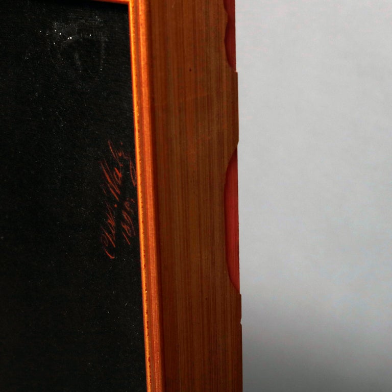 Antique Oil on Canvas Portrait Painting of Baron Signed Walz and Dated ...