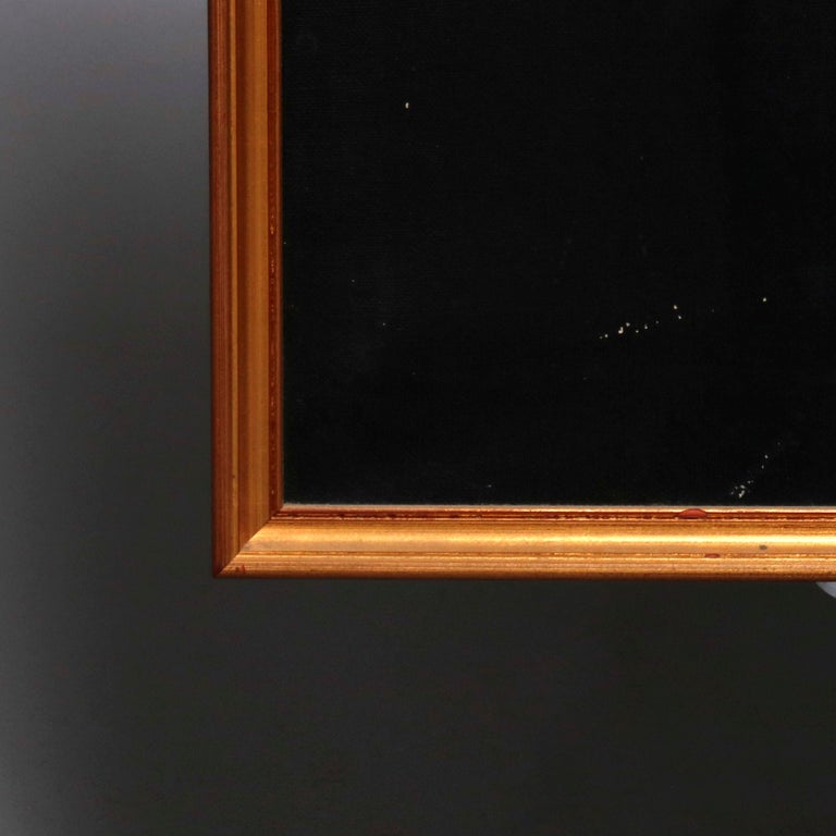 Antique Oil on Canvas Portrait Painting of Baron Signed Walz and Dated ...