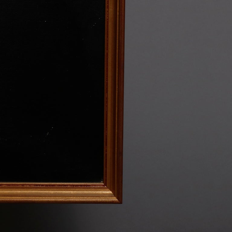 Antique Oil on Canvas Portrait Painting of Baron Signed Walz and Dated ...