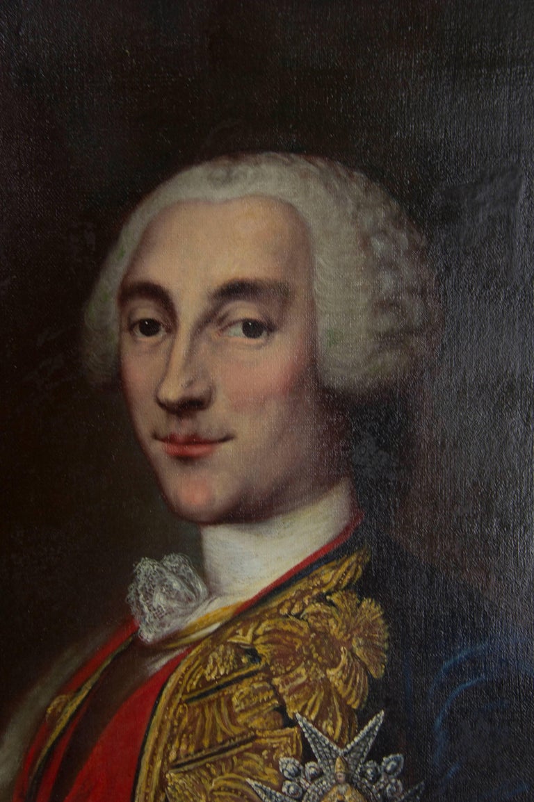 Antique Oil Painting, Prince Maperno, Oil on Canvas, Unsigned, Italy ...