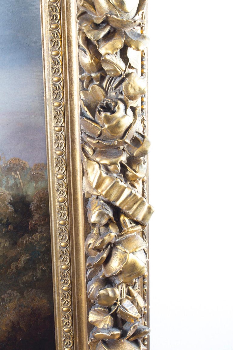 Antique Oil Painting François Gérard 1770 - 1837 of The Colosseum, 19th ...