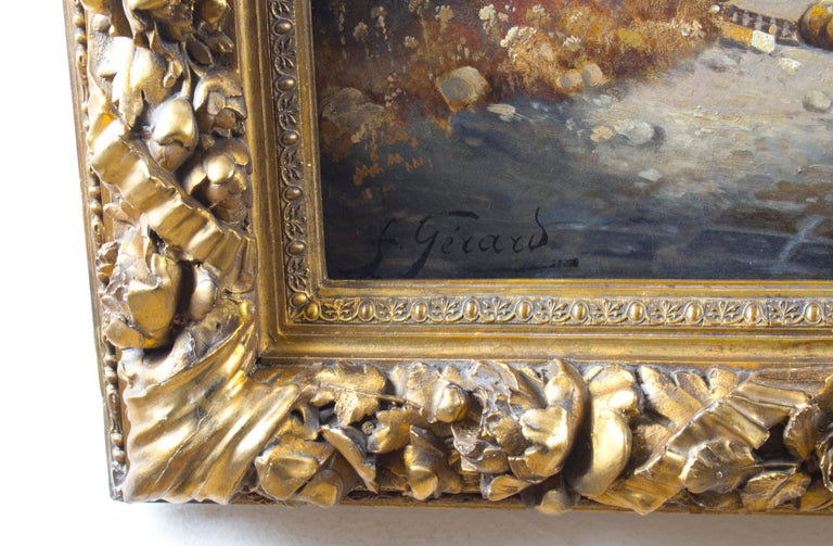 Antique Oil Painting François Gérard 1770 - 1837 of The Colosseum, 19th ...