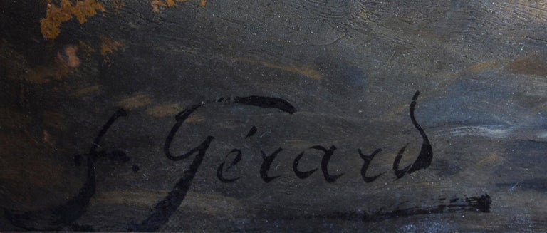 Antique Oil Painting François Gérard 1770 - 1837 of The Colosseum, 19th ...