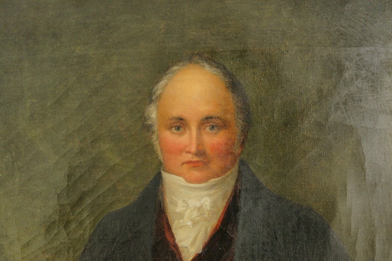 Antique Oil Painting, Gentleman's Portrait, English School, Oil ...