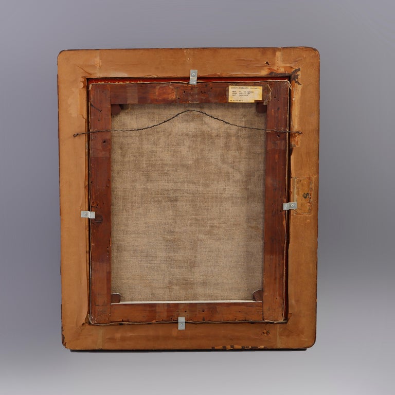 Antique Oil Painting, Impressionist Portrait of a Lady by Adolfo ...