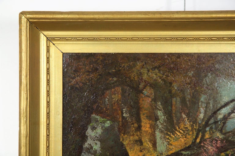 Antique Oil Painting of Squirrel by Frederick Batcheller For Sale at ...