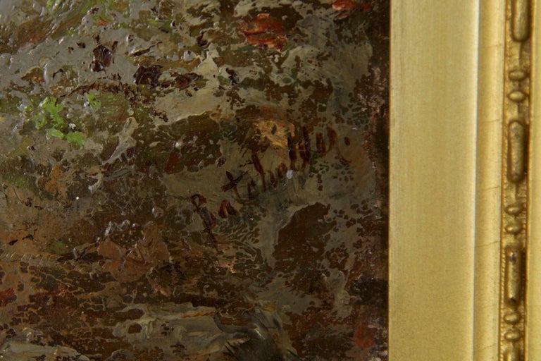 Antique Oil Painting of Squirrel by Frederick Batcheller For Sale at ...