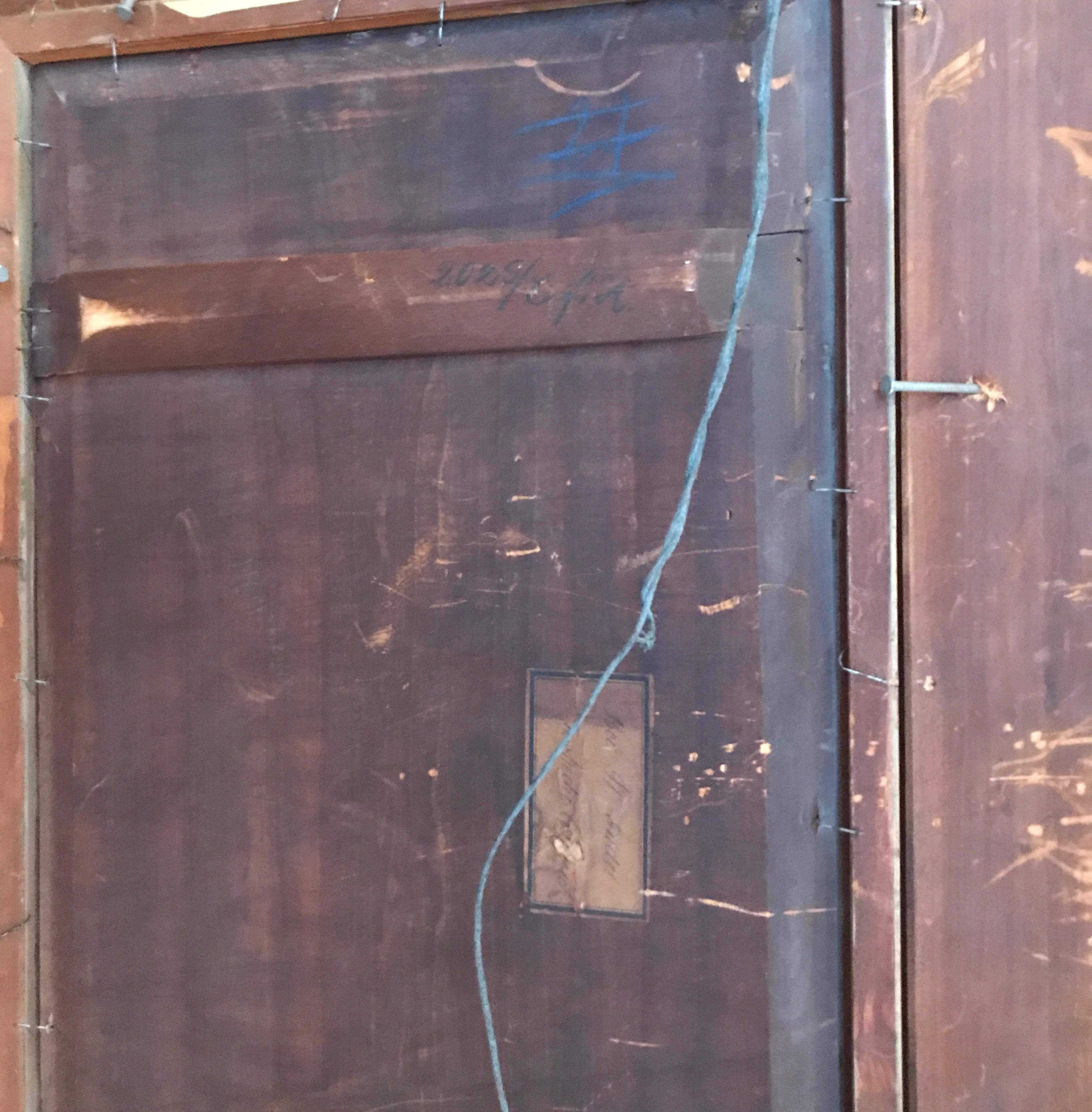 Antique Oil Painting on Board Artist SIgned Original Frame For Sale at 1stDibs | oil on board ...