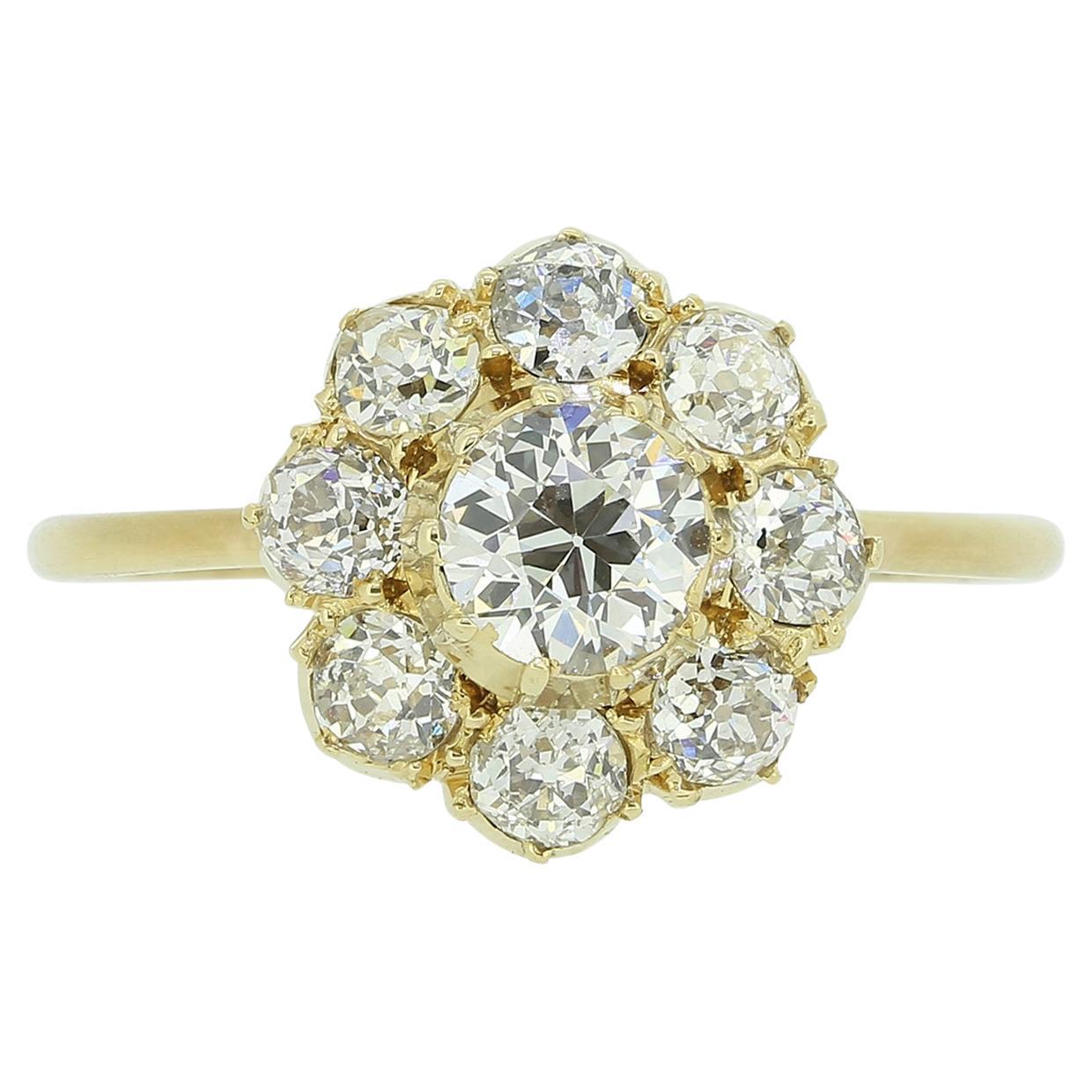 Victorian Cluster Rings - 477 For Sale at 1stDibs | victorian diamond ...