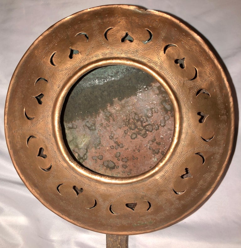 Antique Old English Copper Chestnut Roaster, 150 Years Old at 1stDibs