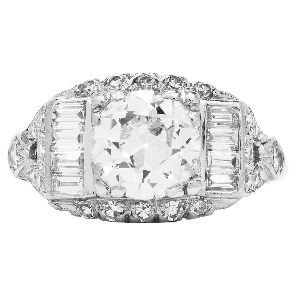 Art Deco Engagement Rings 3901 For Sale At 1stdibs Vintage Art Deco Engagement Rings Art