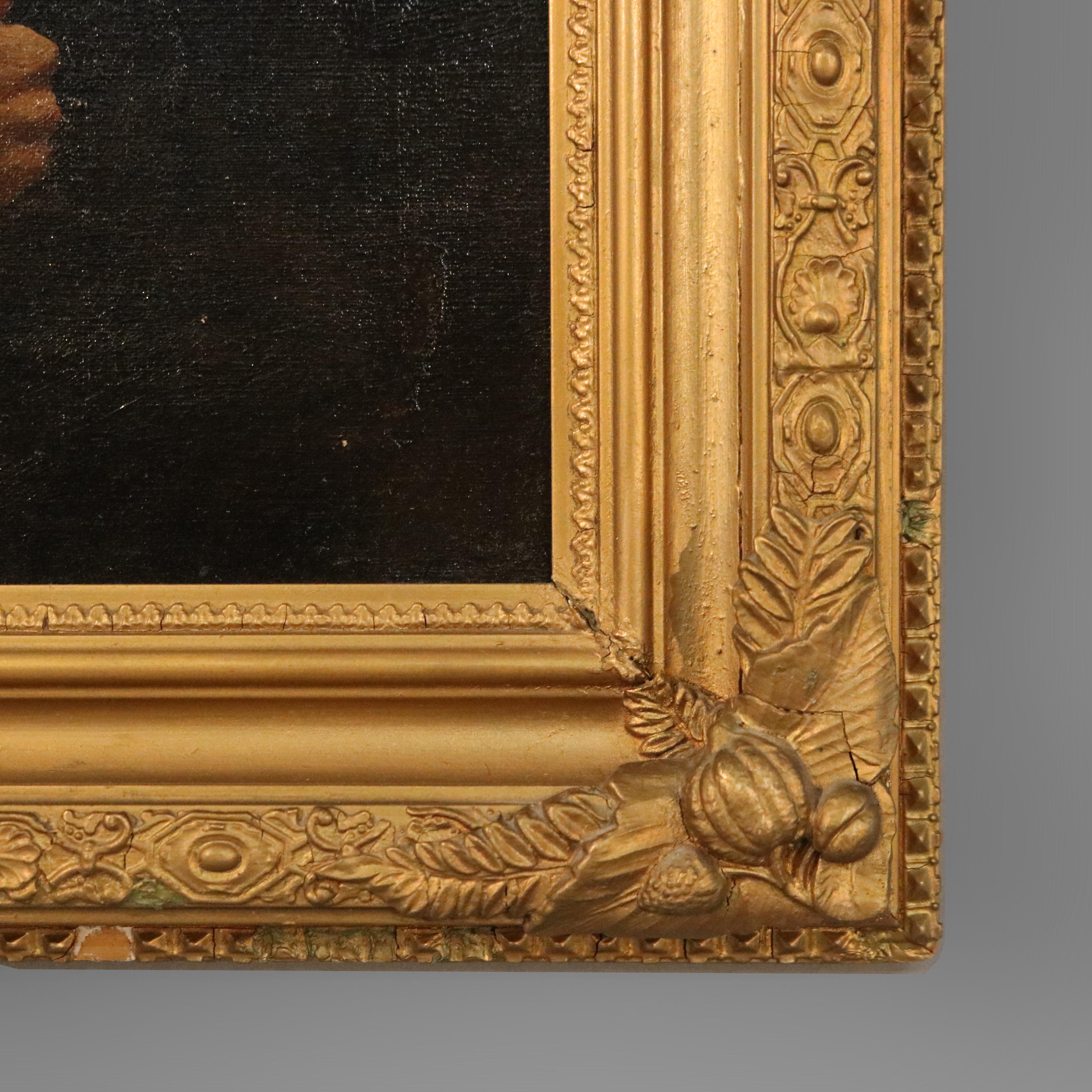 Antique Old Master Copy Oil Painting, Portrait of a Spaniard, Late 19th ...