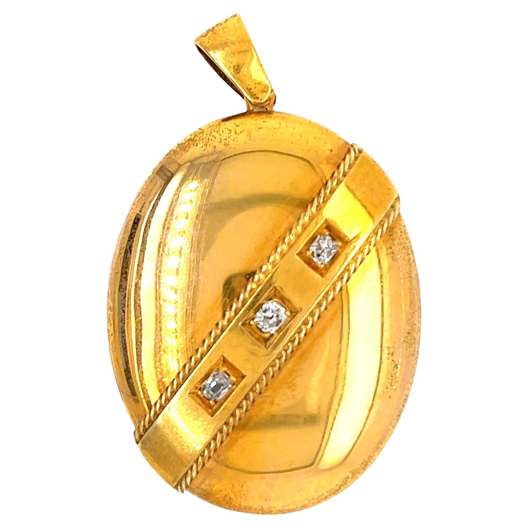 Large Antique Gold Key to My Heart 6-Picture Locket For Sale at 1stDibs ...