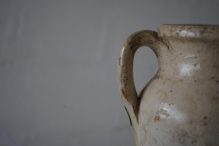 Antique Old Pottery Small Pot Primitive Vese Object For Sale at 1stDibs