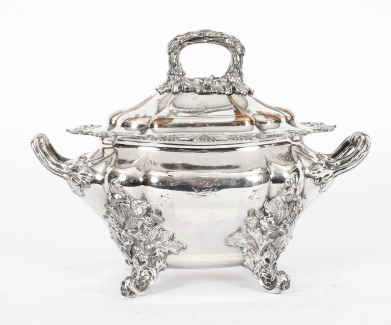 Antique Old Sheffield Sauce Tureen Entree Dish 18th Century For Sale at ...