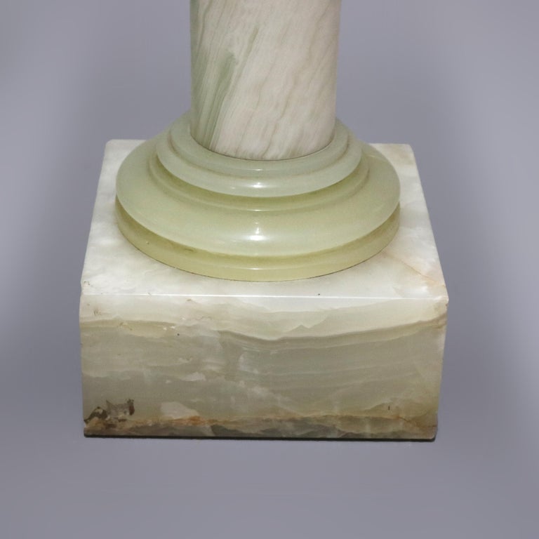 Antique Onyx Doric Column Form Sculpture Display Pedestal, circa 1900 ...