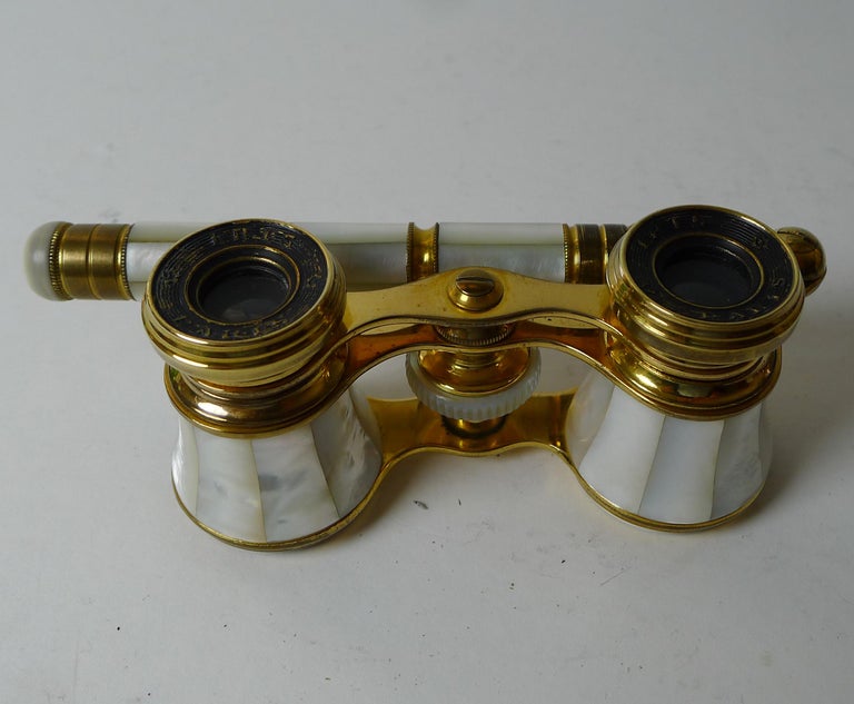Antique Opera Glasses, Mother of Pearl C.1900, Signed, Iris, Paris at ...