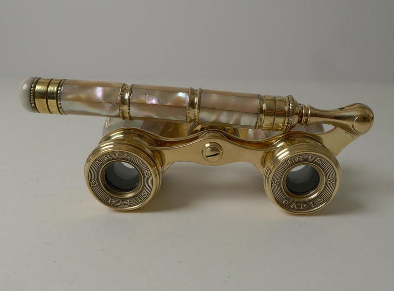 Antique Opera Glasses, Mother of Pearl C.1900, Signed, Iris, Paris at ...