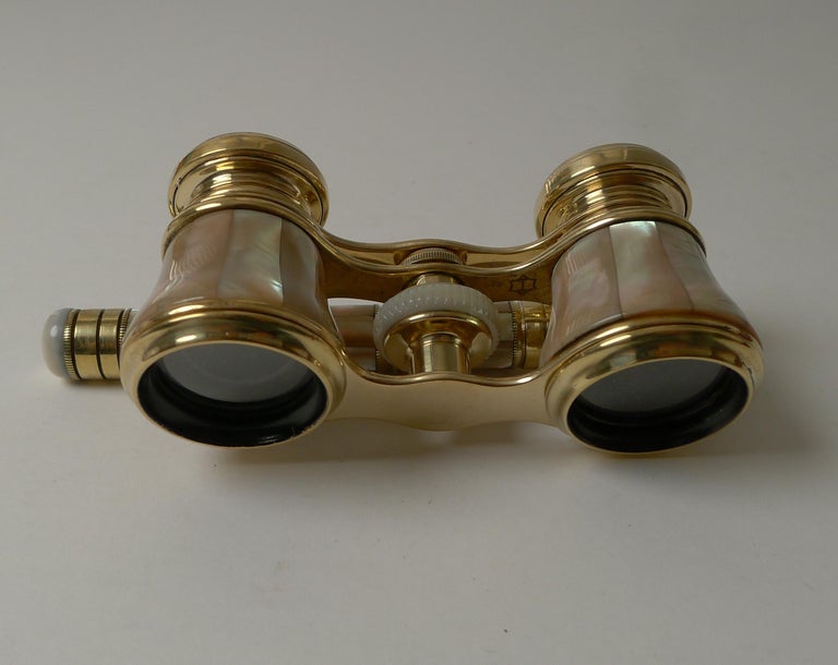 Antique Opera Glasses, Mother of Pearl C.1900, Signed, Iris, Paris at ...