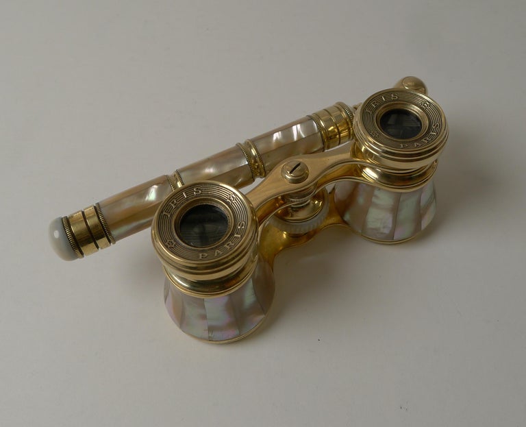 Antique Opera Glasses, Mother of Pearl C.1900, Signed, Iris, Paris at ...