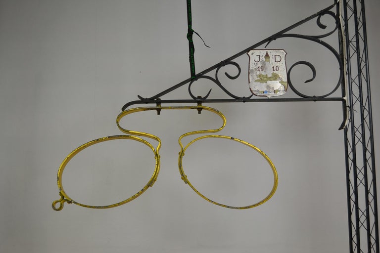 Antique Optician's Trade Sign, Belgium, Early 20th Century at 1stDibs