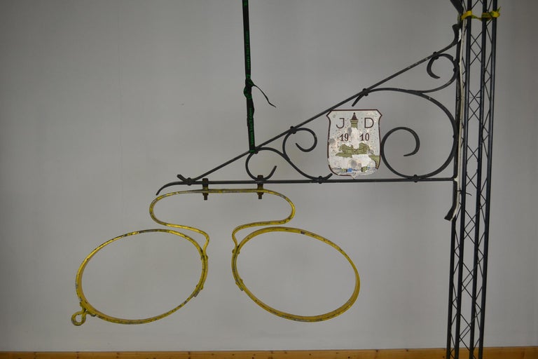 Antique Optician's Trade Sign, Belgium, Early 20th Century at 1stDibs