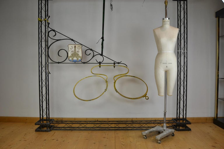 Antique Optician's Trade Sign, Belgium, Early 20th Century at 1stDibs