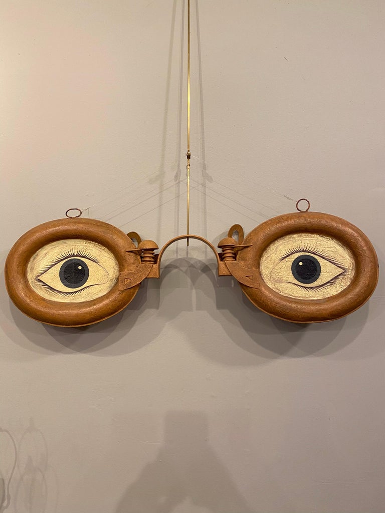 Antique Optometrist Double Sided Trade Sign at 1stDibs