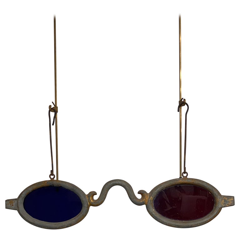 Antique Optometrist Trade Sign at 1stDibs