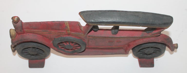 Antique Original Painted Car Door Stop at 1stDibs