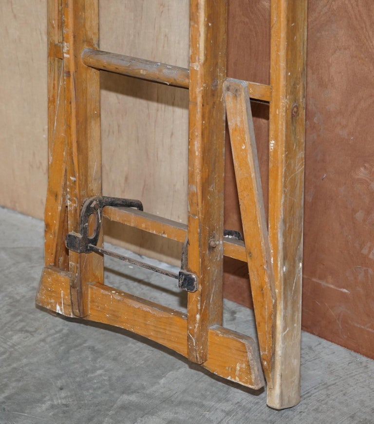 Antique Original Painted "the Patient Safety Ladder Company" Decorators ...