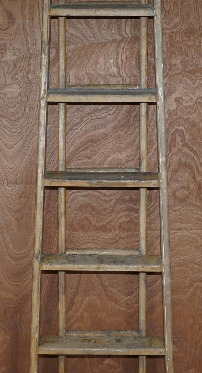 Antique Original Painted "the Patient Safety Ladder Company" Decorators ...