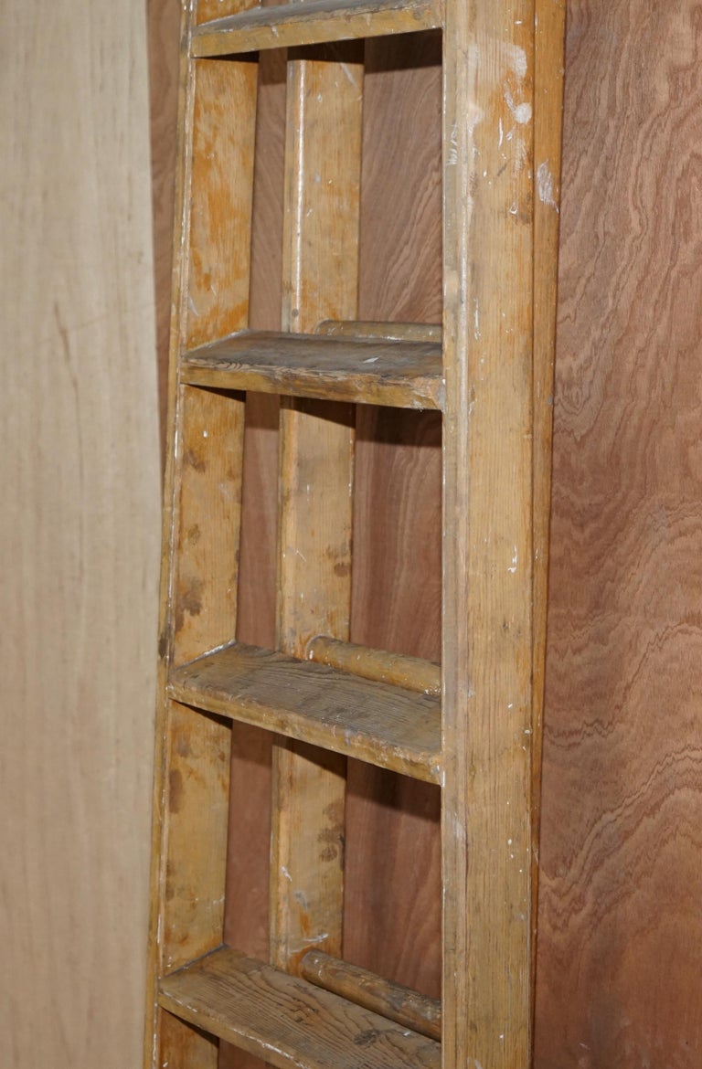 Antique Original Painted "the Patient Safety Ladder Company" Decorators ...
